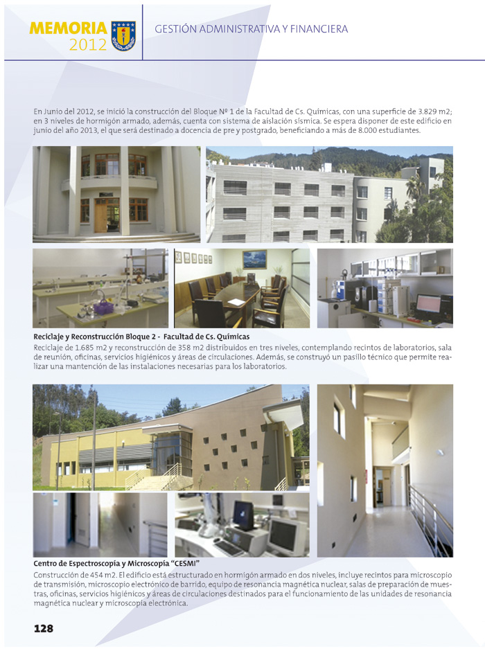 Memoria 2012 - Universidad de Concepción